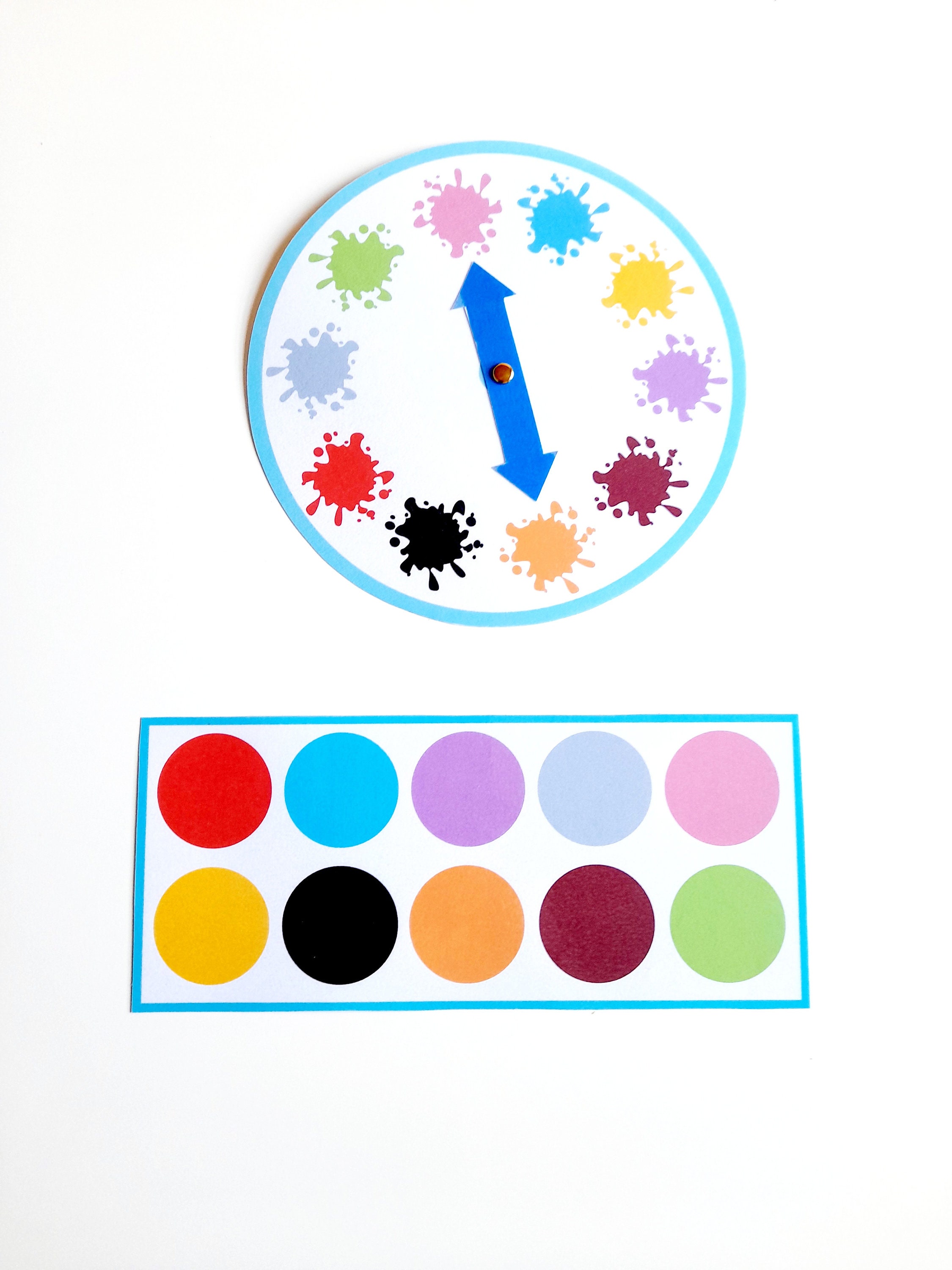 Color Matching Game, Color Matching Activity, Printable Toddler ...