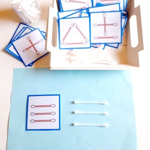 Fine Motor Activities With Q-tip for Preschool and Kindergarten Kids - Etsy