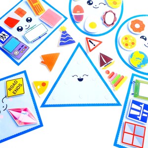 Shape Matching Game, Fine Motor Skills - Etsy