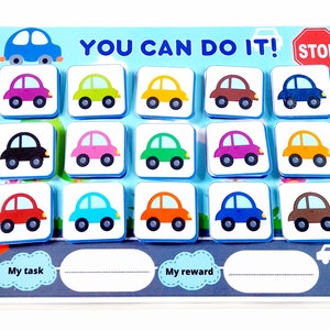 Car Reward Chart, Printable Behaviour Chart, Responsibility Chart ...