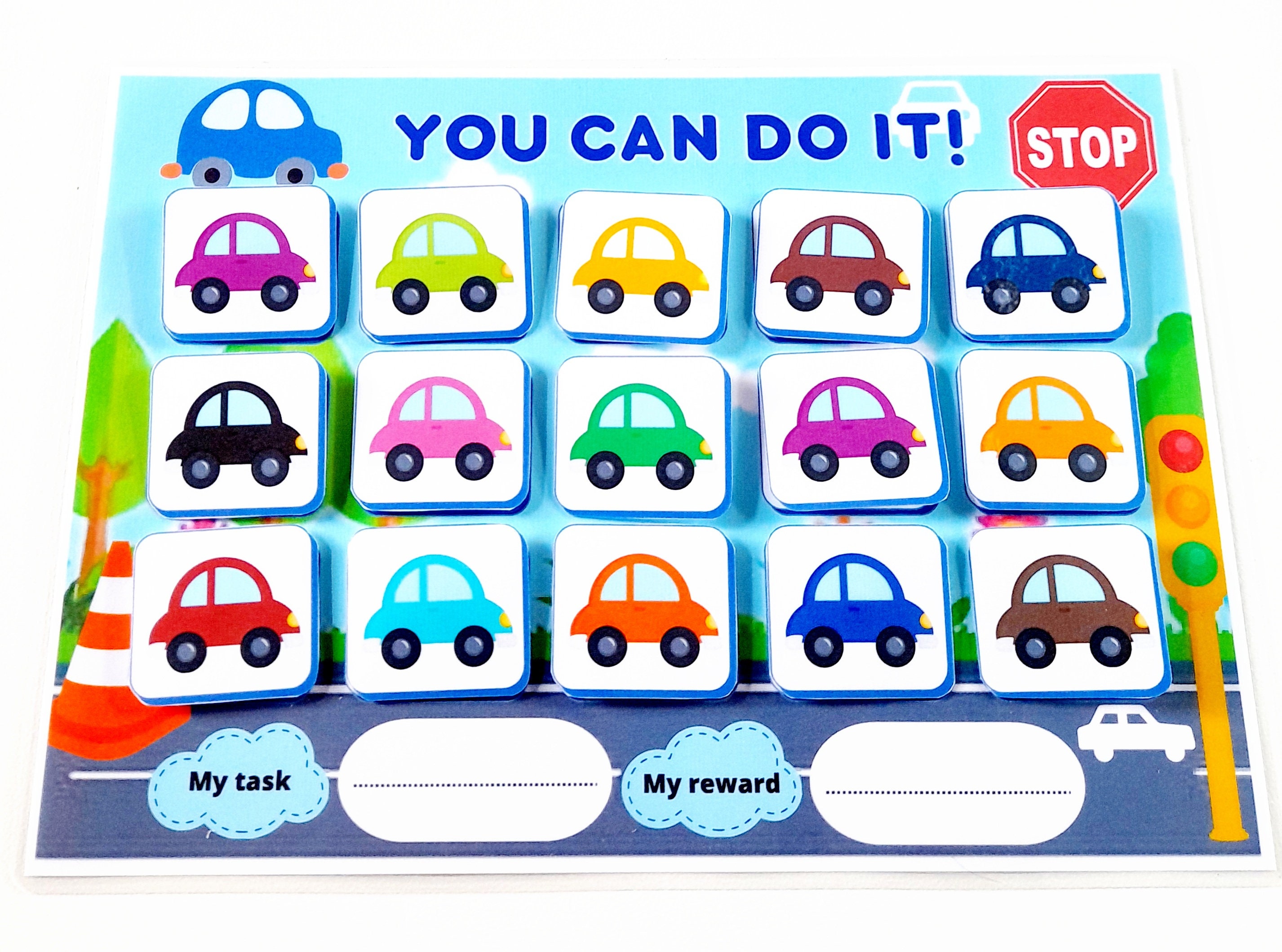 Car Reward Chart Printable Behaviour Chart Responsibility - Etsy