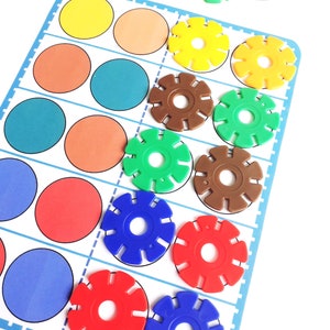 Color Matching Game, Fine Motor Skills - Etsy