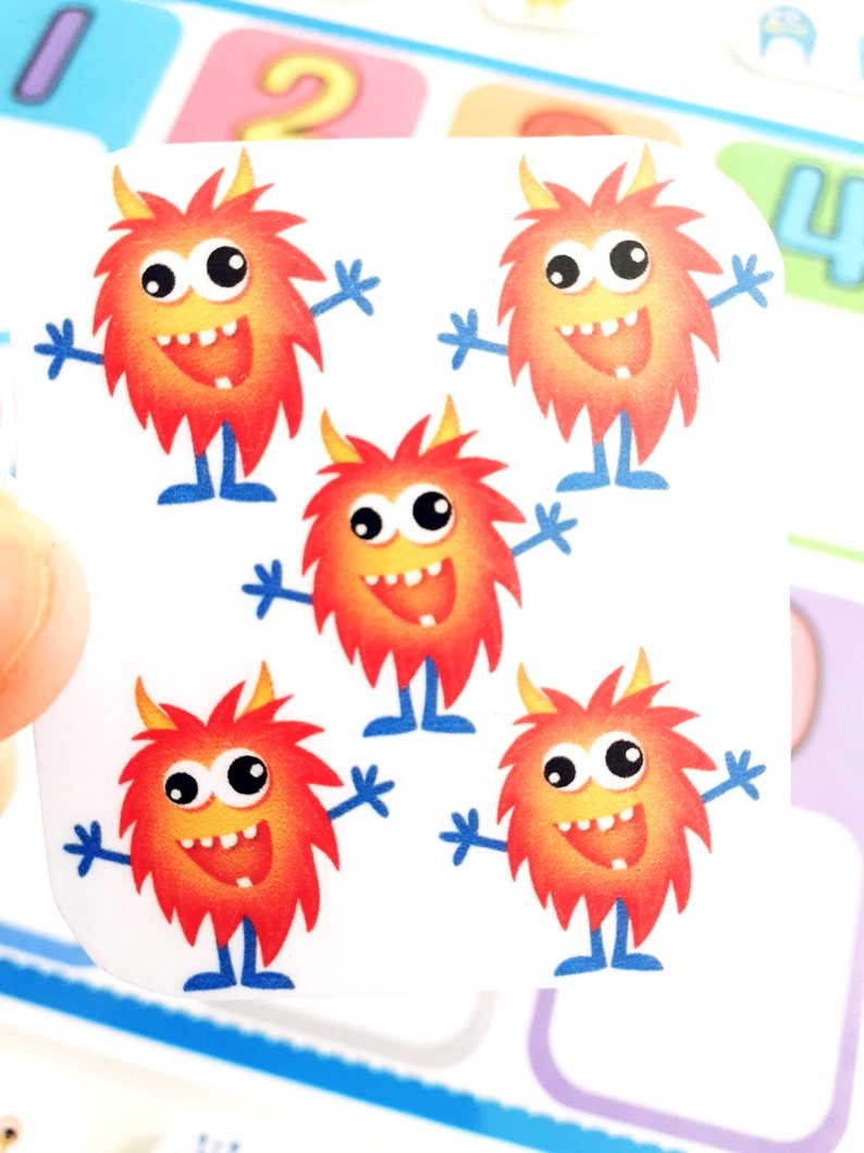 Monster Counting Activity Numbers 1 to 10 Count Preschool - Etsy