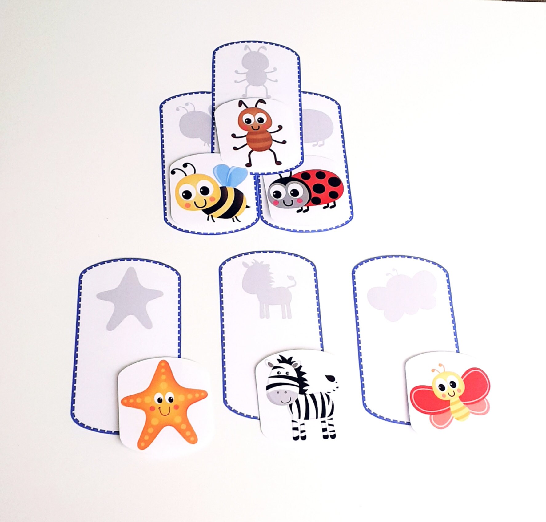 Animal Shadow, Animal Matching, Animal Silhouette, Home School ...