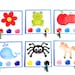 Color Matching Printable, Fine Motor Activity - Etsy