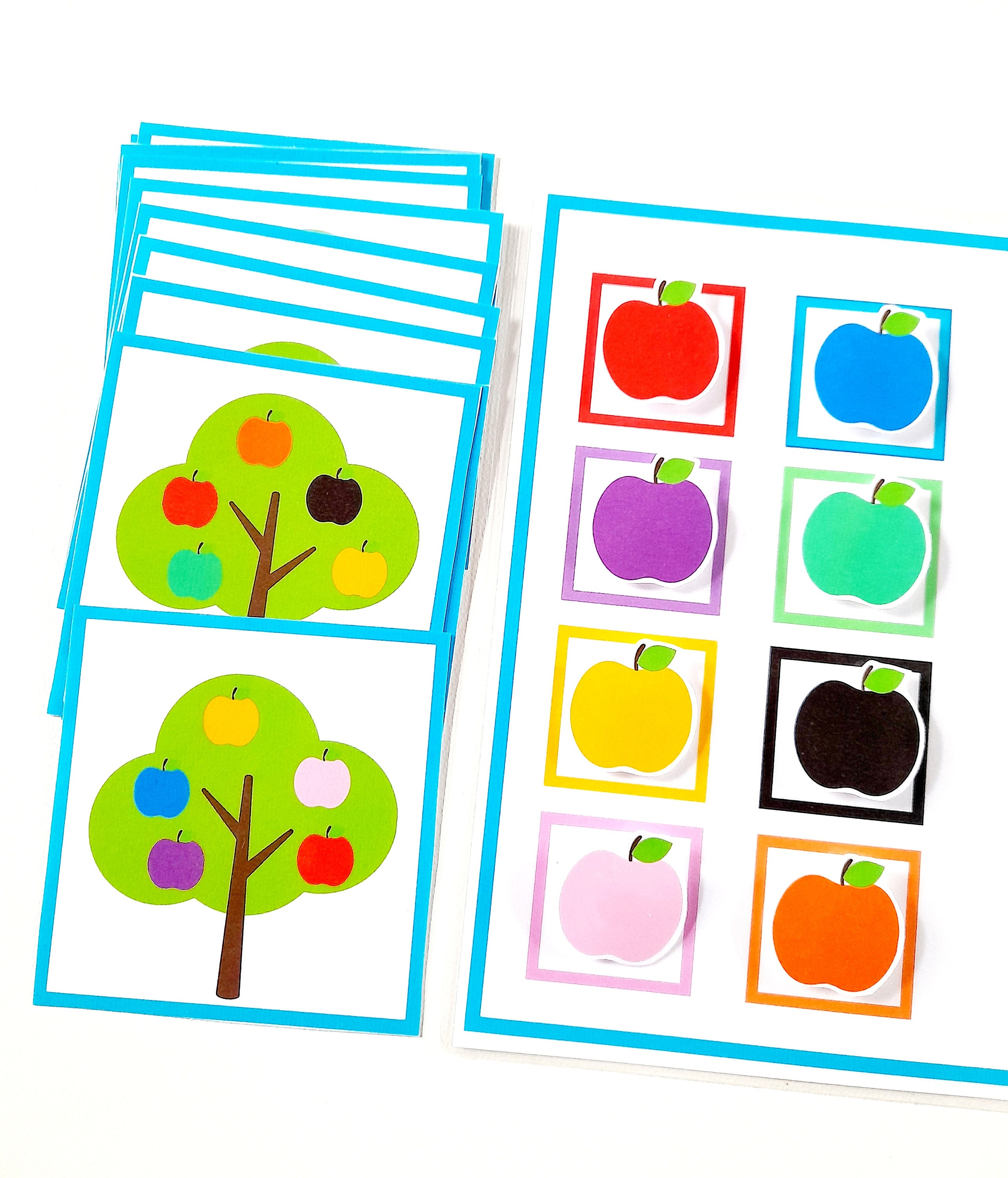 Apple Pattern Activity, Kindergarten Pattern Activities, Color Matching ...