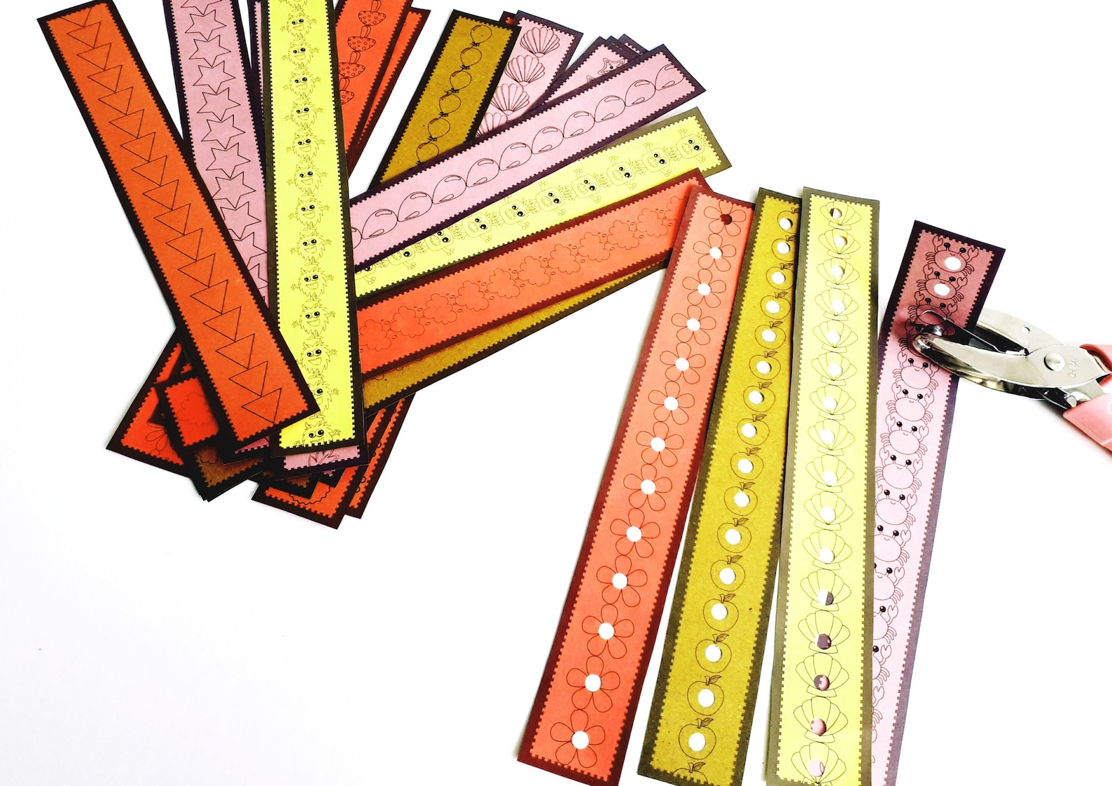 Punch Cards Hole Punch Activity Fine Motor Skills - Etsy