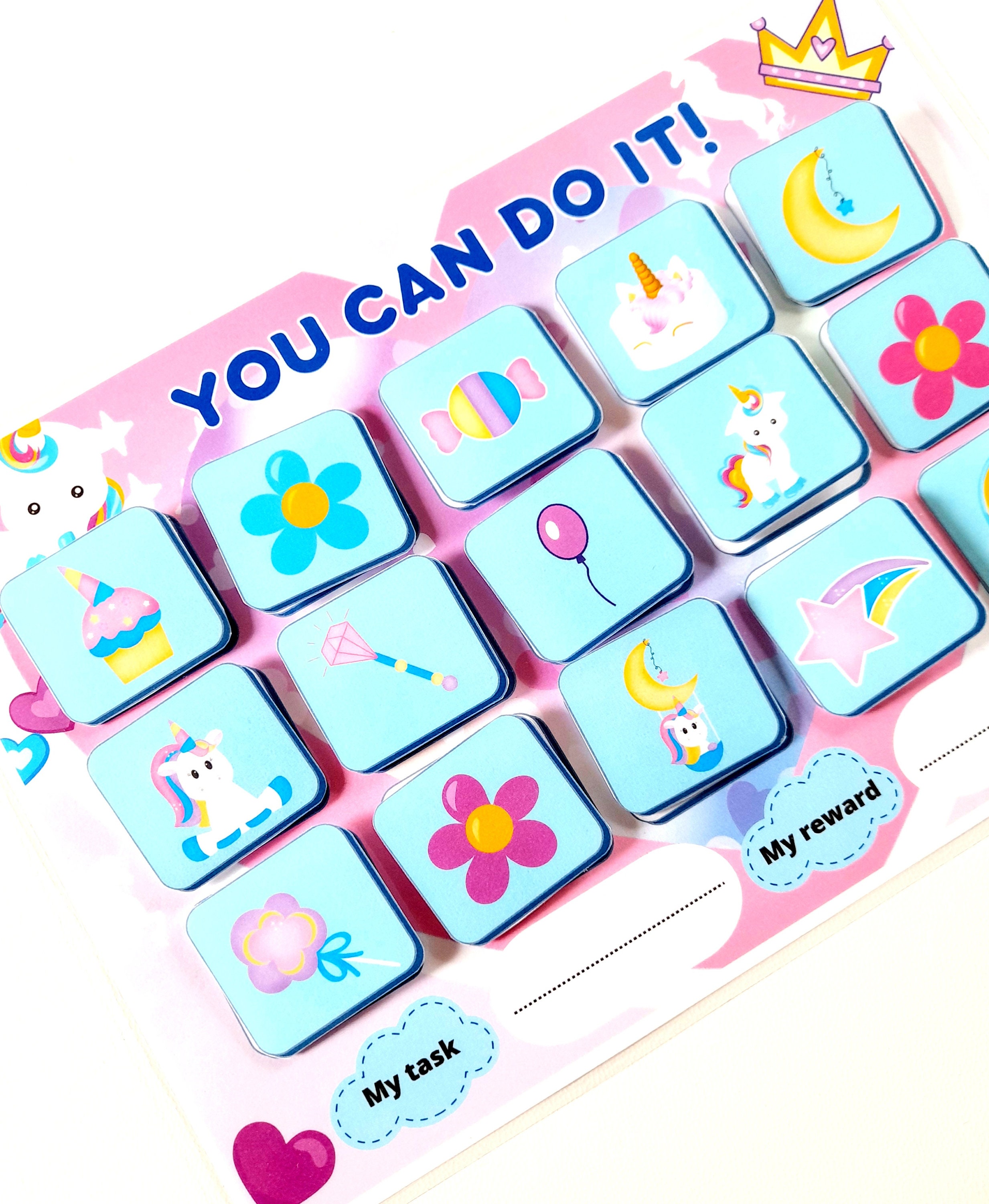 Unicorn Reward Chart, Unicorn Printable Behavior Chart, Responsibility ...