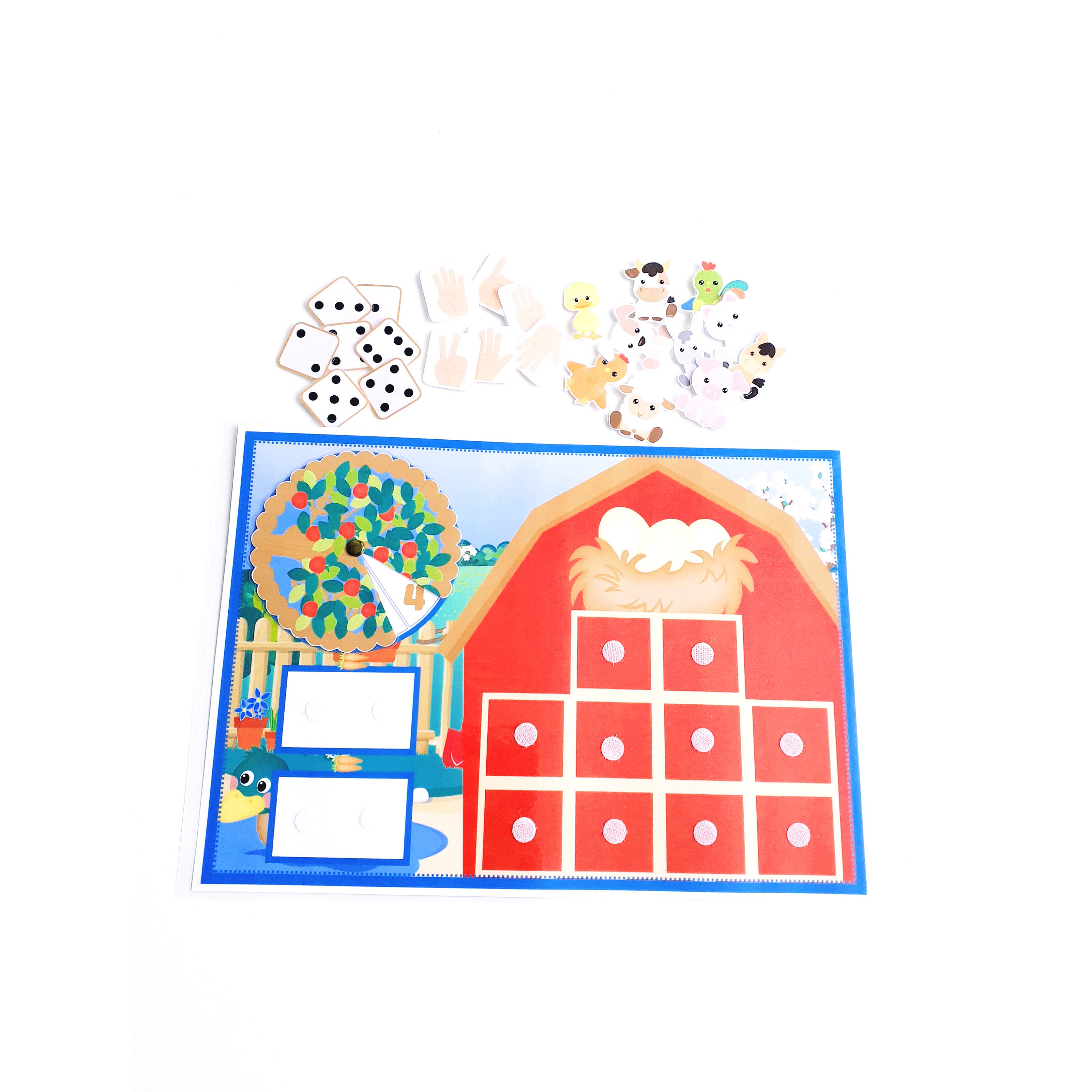 Farm Animal Counting Activity, Numbers 1 to 10, Fine Motor Activity - Etsy