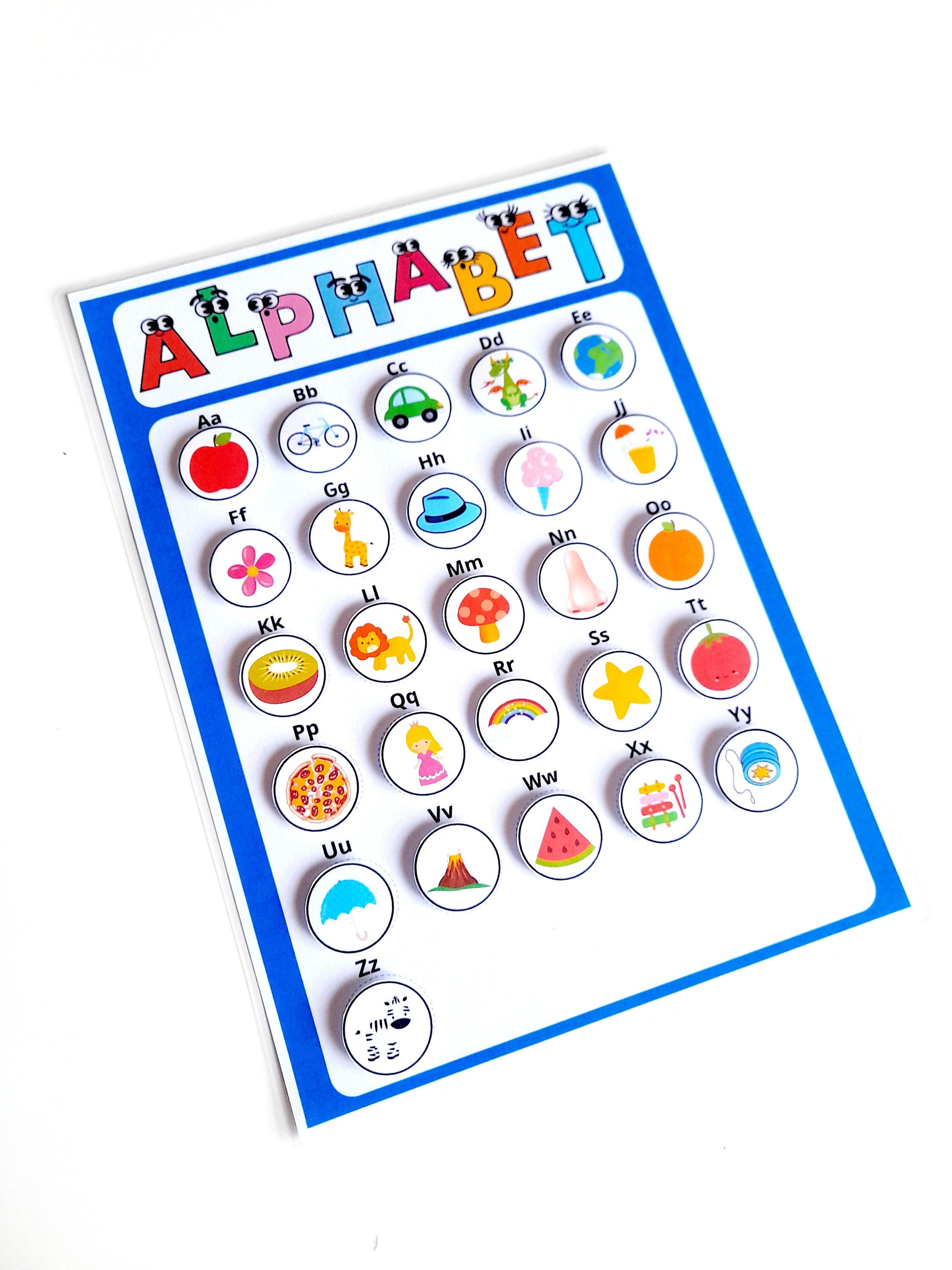 Beginning Sound Worksheet, Phonics Activity , Alphabet Game, Alphabet ...