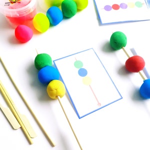 Play Dough Sequences, Pattern Activity With Play Dough ,fine Motor ...