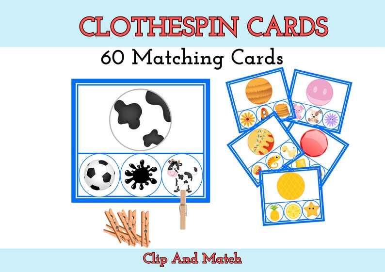 Pattern Matching Cards, Fine Motor Skills, Pattern Activity - Etsy