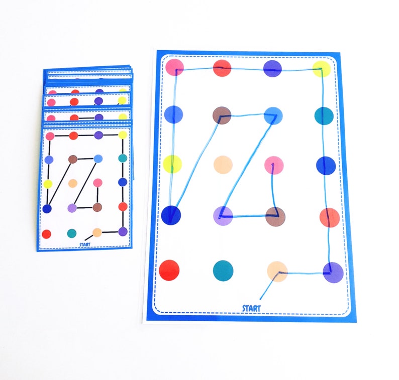 Copy the Pattern, Printable Pattern Activity for Toddlers - Etsy