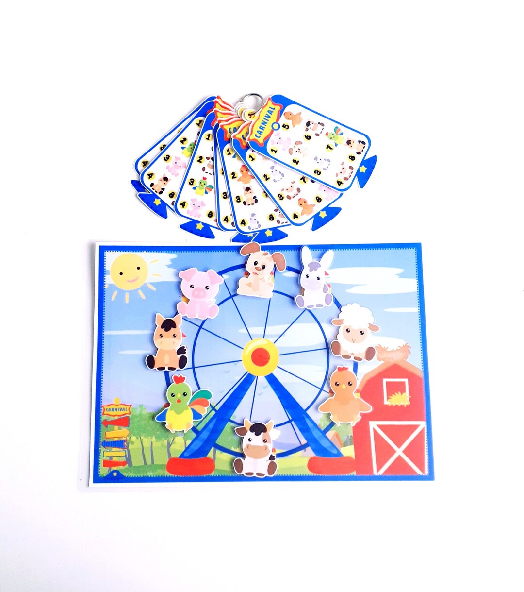 Animal Pattern Activity, Printable Animal Matching Game, Learning ...