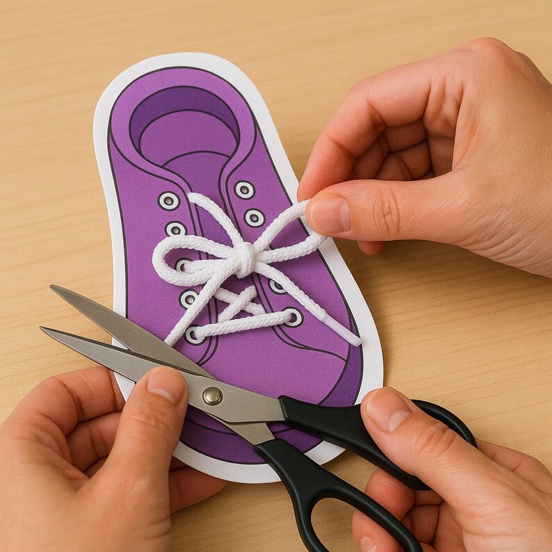 Learn to Tie Your Shoes – Printable Activity for Kids | Fun Lacing ...