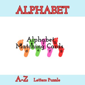 Alphabet Matching Cards, Alphabet Matching Game, Beginning Sounds ...