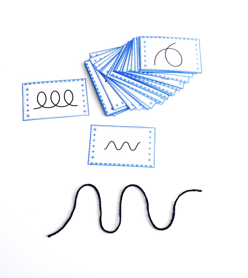 Pattern Activity With Thread, Hands on Montessori Activities, Fine ...