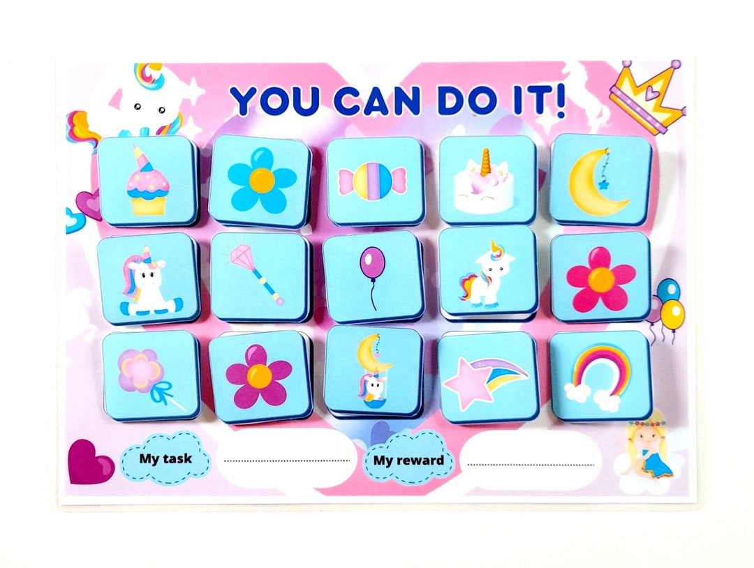 Unicorn Reward Chart, Unicorn Printable Behavior Chart, Responsibility ...