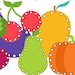 Fruits and Vegetables Lacing Activity, Toddler Lacing Practice, Preschool Fine Motor Skills ...