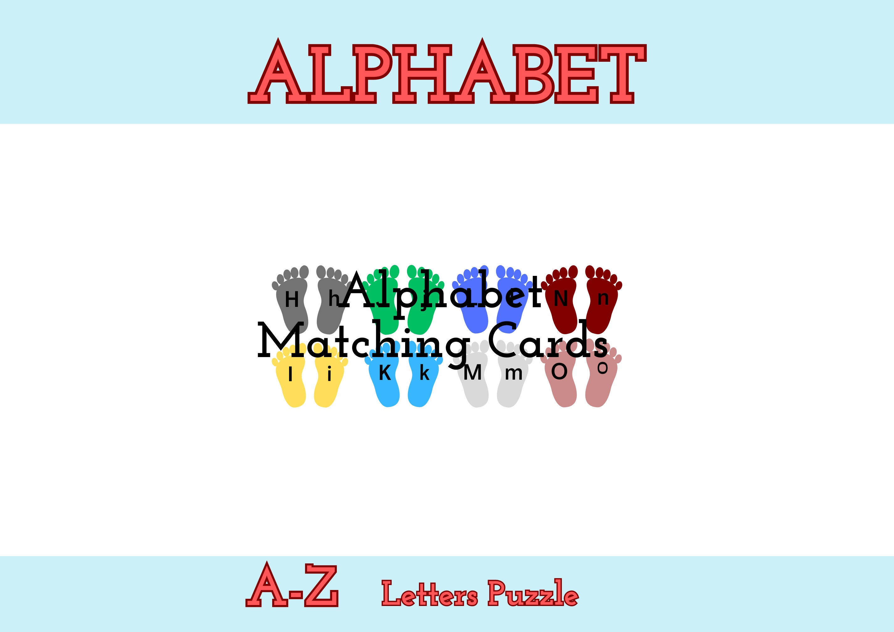 Alphabet Matching Cards, Alphabet Matching Game, Beginning Sounds ...