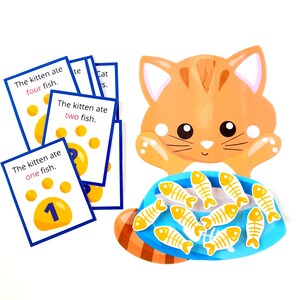 Kitten Counting Activity Numbers 1 to 10 Count for Kids - Etsy