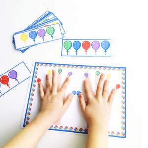 Hands on Montessori Activities, Color Matching Game, Fine Motor Skills ...