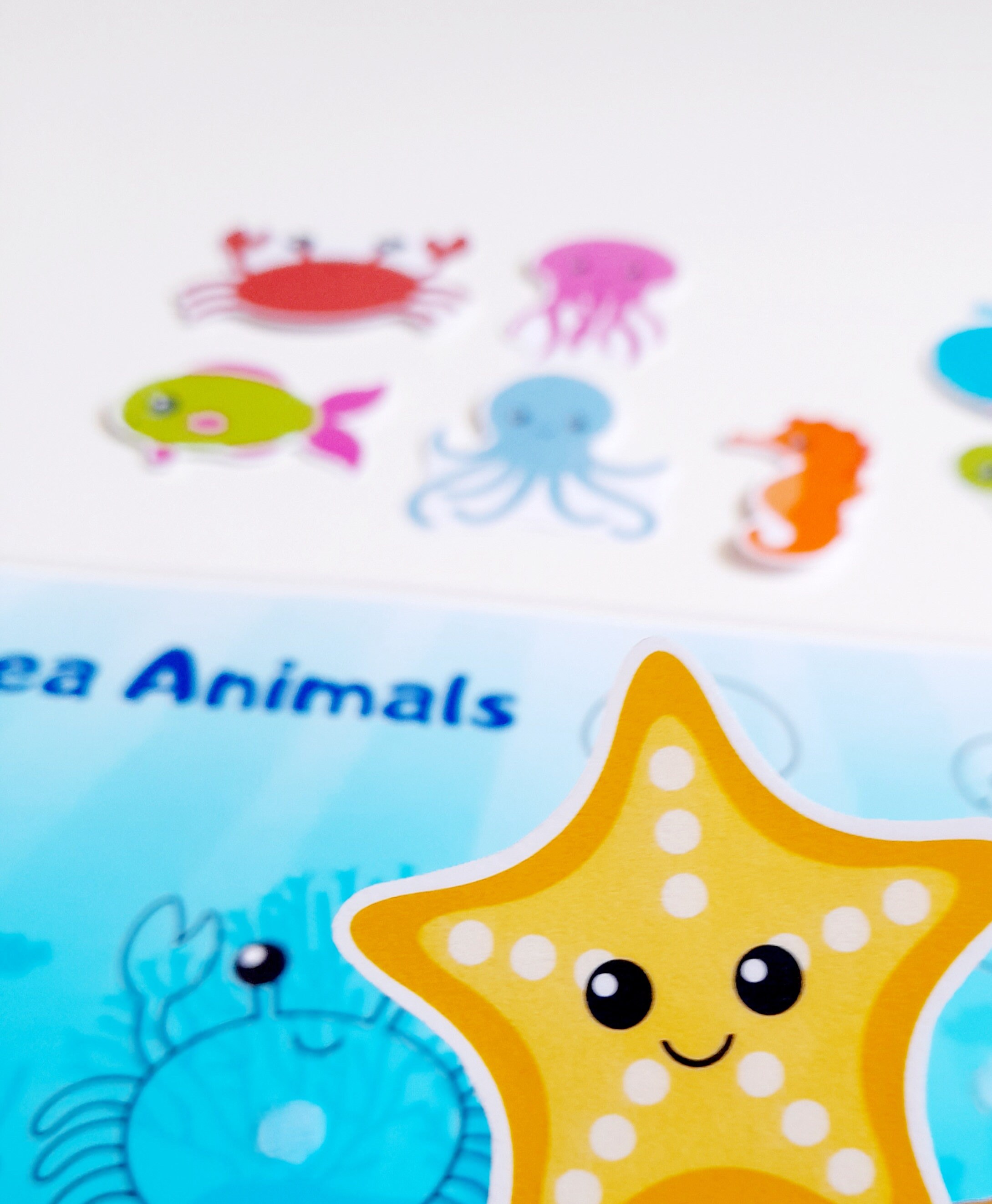 Animal Matching Game, Sea Animal Matching , Memory Game, Printable Game ...