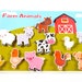 Animal Matching Game, Farm Animal Matching , Memory Game, Printable ...