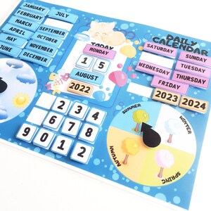 Daily Calendar, Printable Perpetual Calendar, Printable Calendar ...