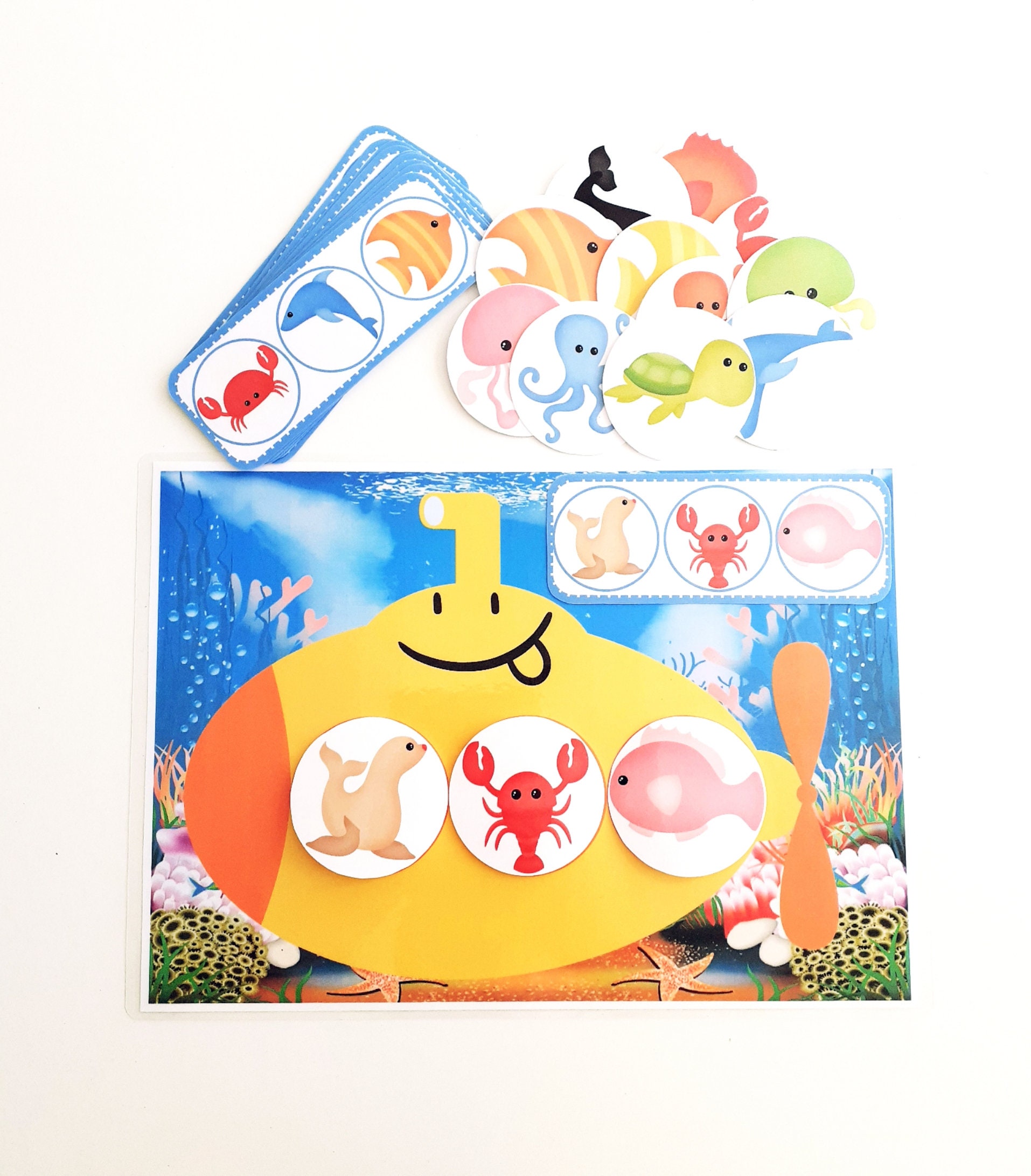 Animal Pattern Activity, Pattern Strips, Animal Matching Game, Busy ...