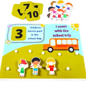 Printable Counting Activity and Learn to Count From 1- 10 for Kids - Etsy