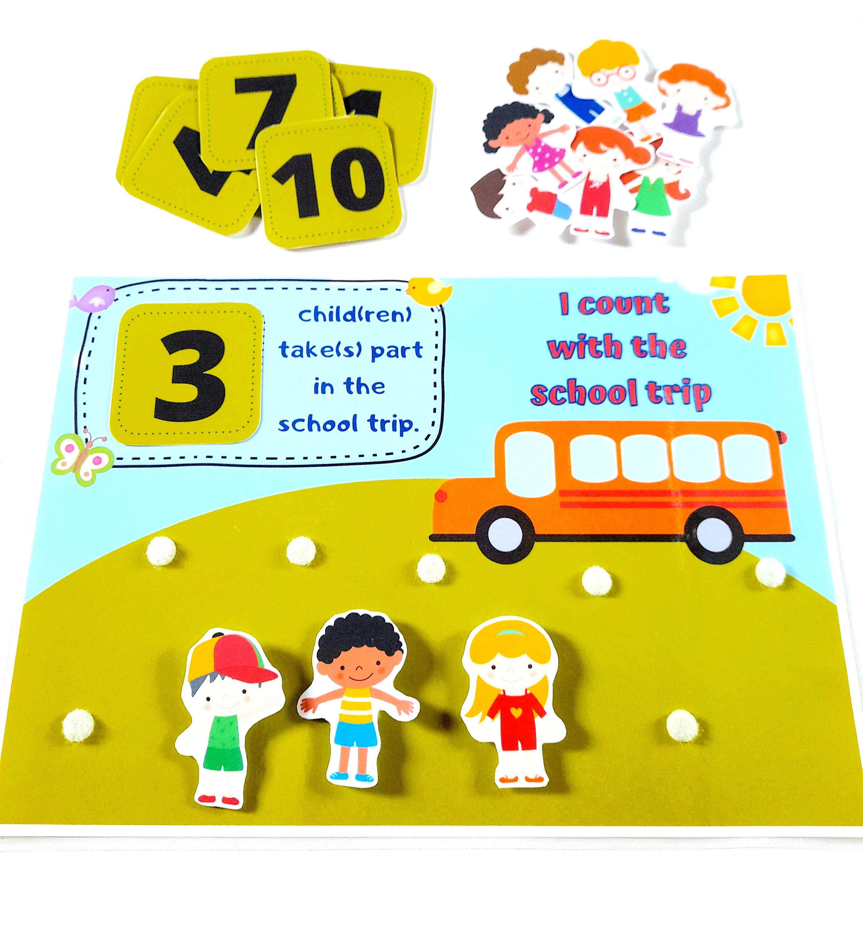 Printable Counting Activity and Learn to Count From 1 10 for - Etsy