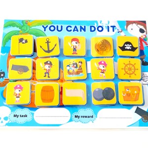 Pirate Reward Chart, Printable Behaviour Chart, Responsibility Chart ...