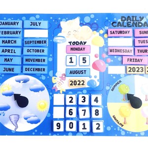 Daily Calendar, Printable Perpetual Calendar, Printable Calendar ...