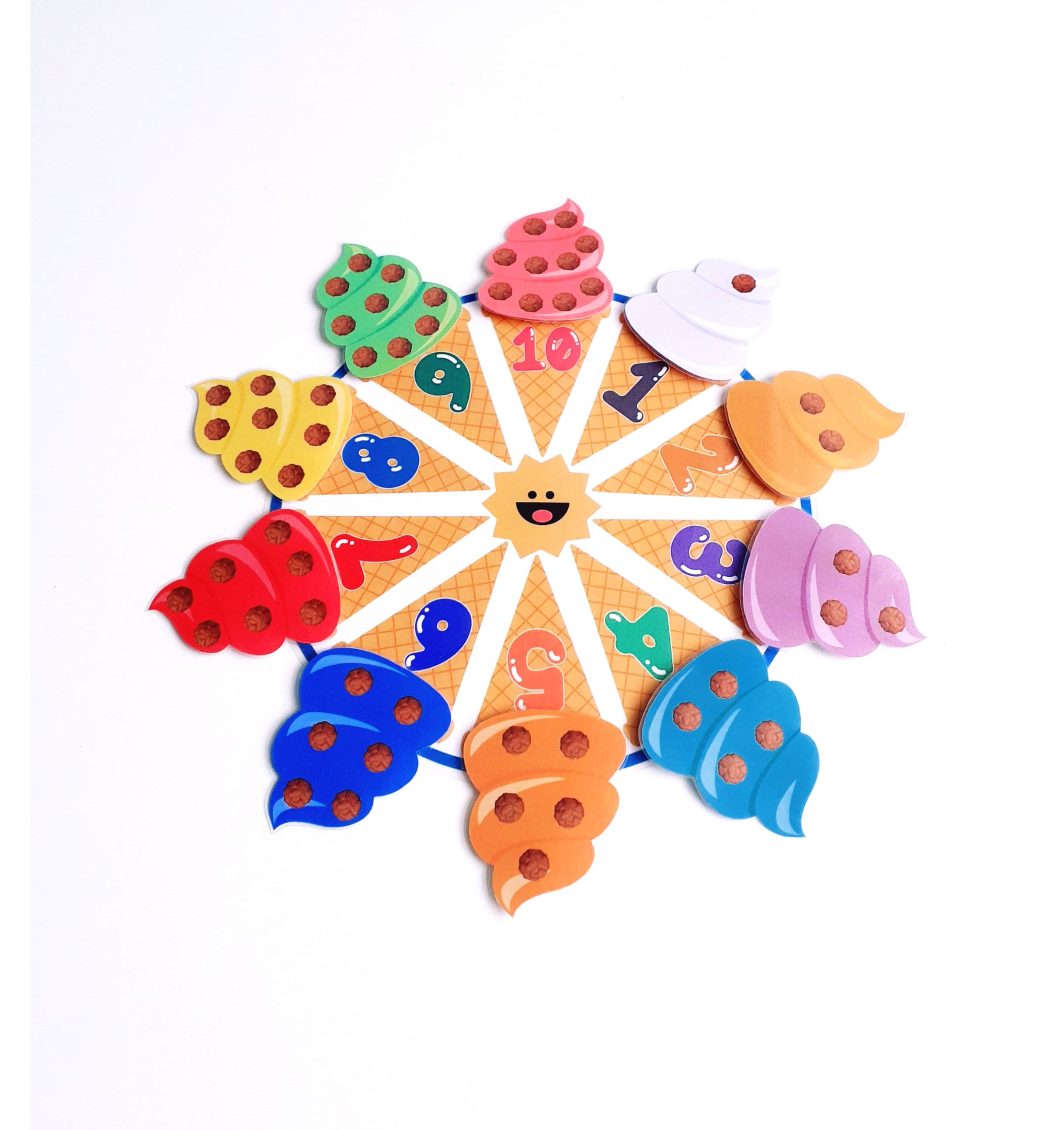 Ice Cream Counting Activity Learn Numbers 1 to 10 - Etsy