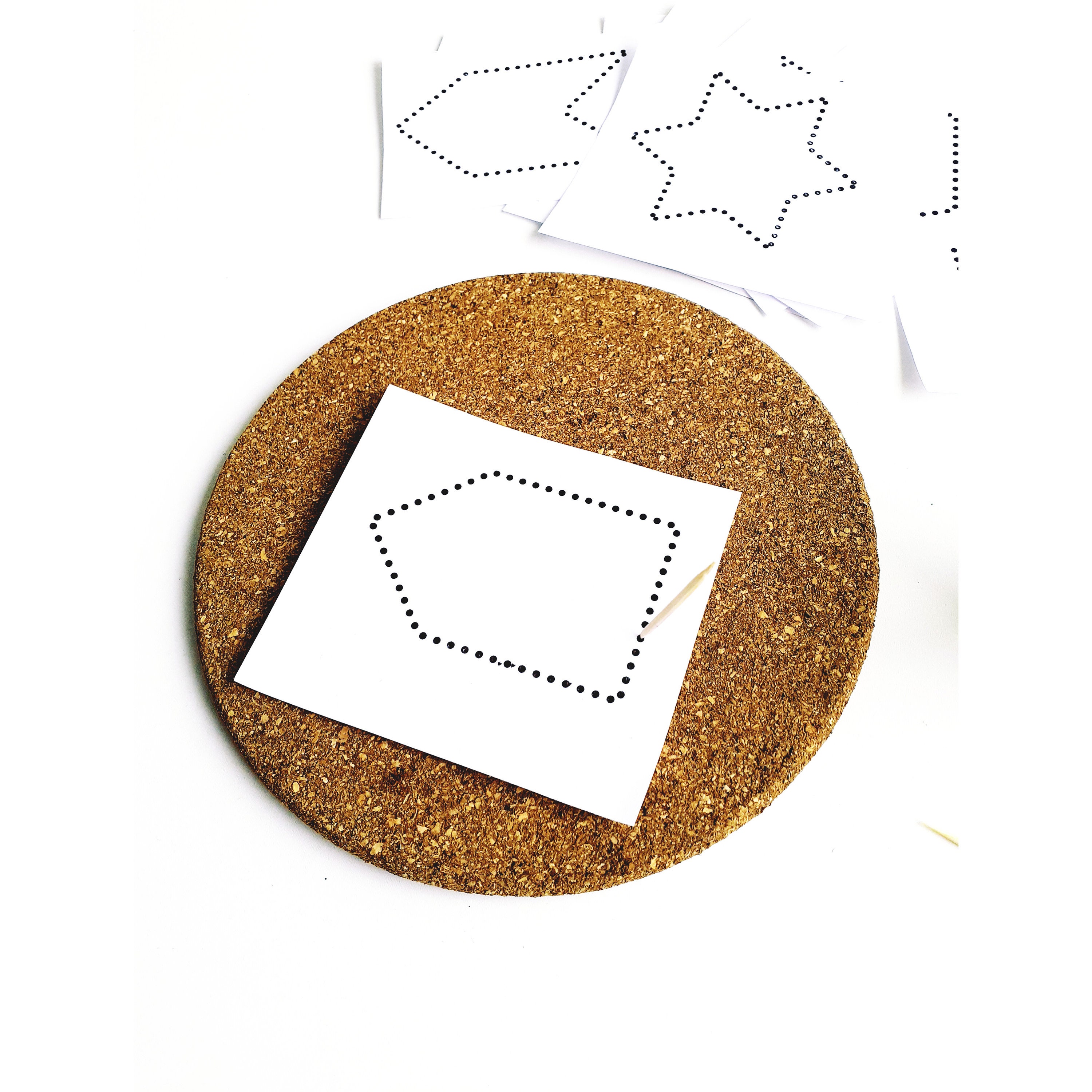 Shapes Pin Poking Activity and Fine Motor Skills - Etsy