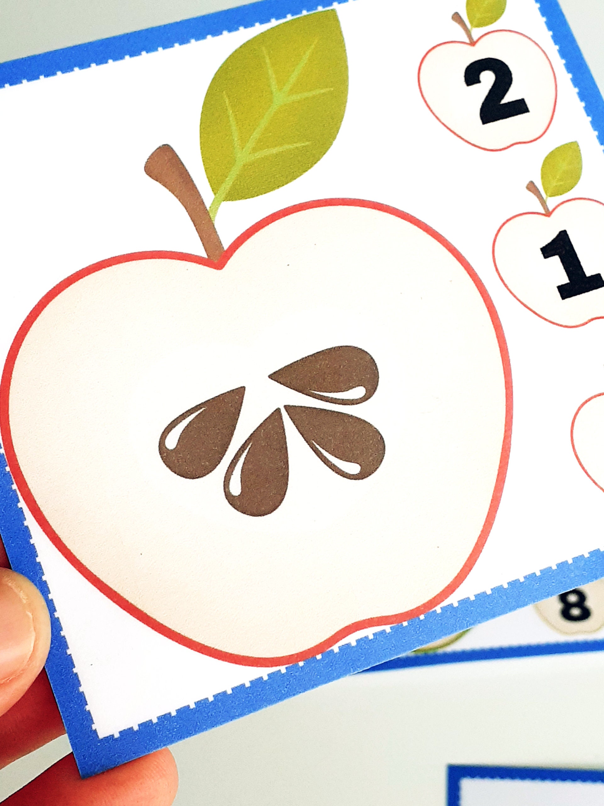 Counting Clips Cards, Counting Activity, Kindergarten Worksheets Math ...