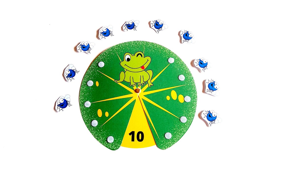 Frog Counting Activity Preschool Counting Kindergarten - Etsy
