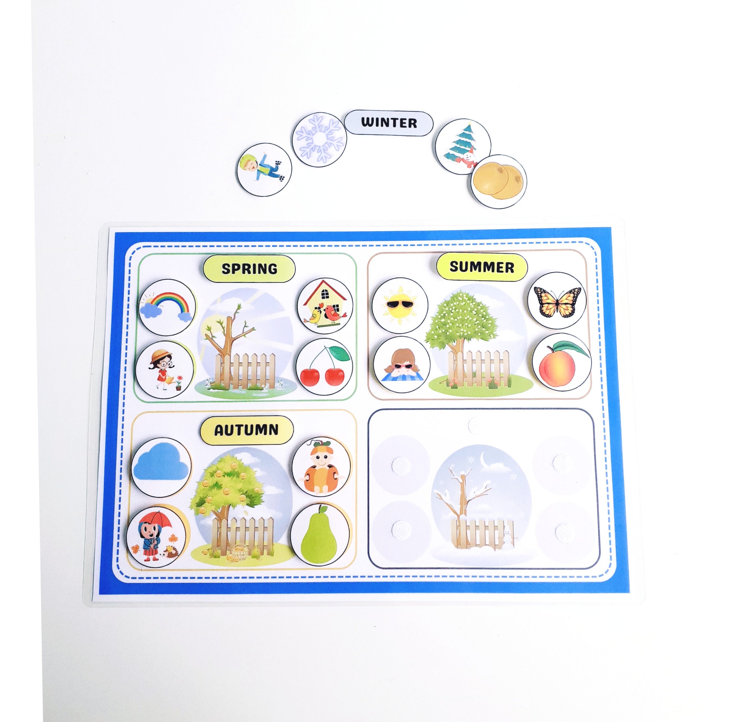 Match the Season, Printable Seasons Activity, Sort by Season ...