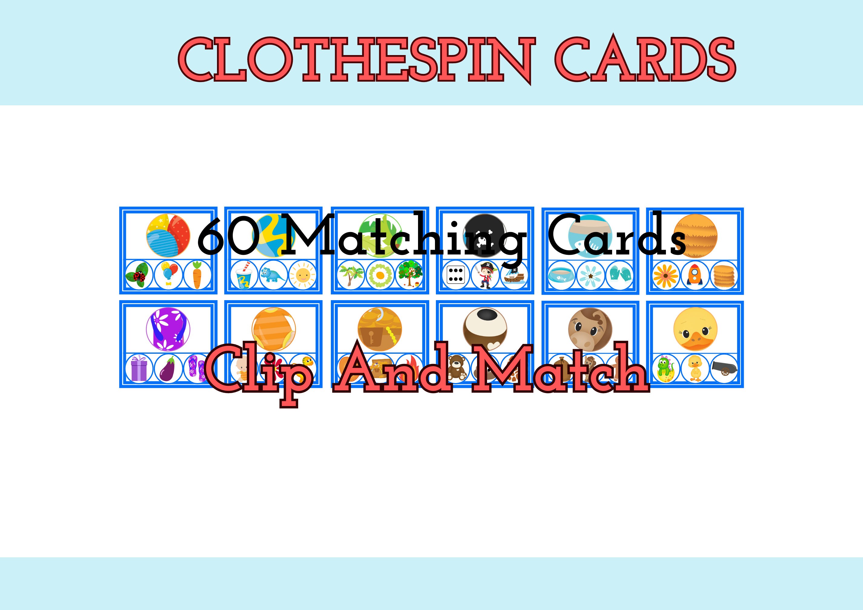 Pattern Matching Cards, Fine Motor Skills, Pattern Activity - Etsy