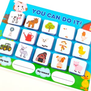 Farm Reward Chart, Printable Behaviour Chart, Responsibility Chart ...