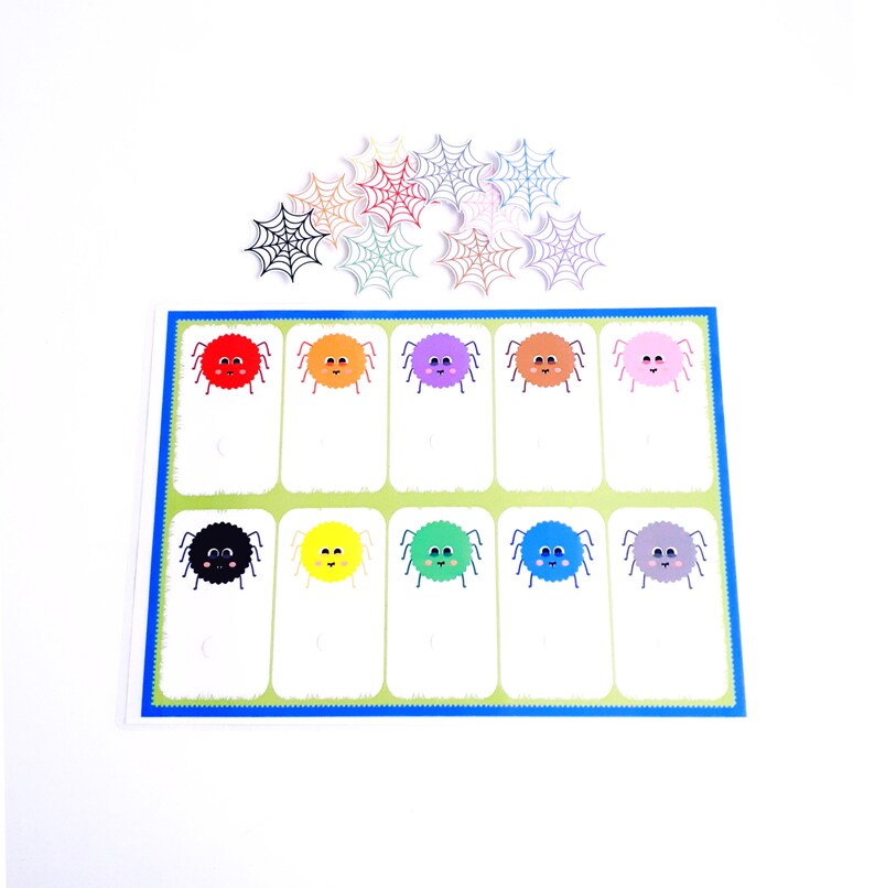 Color Matching Printable, Color Matching Game, Fine Motor Activities ...