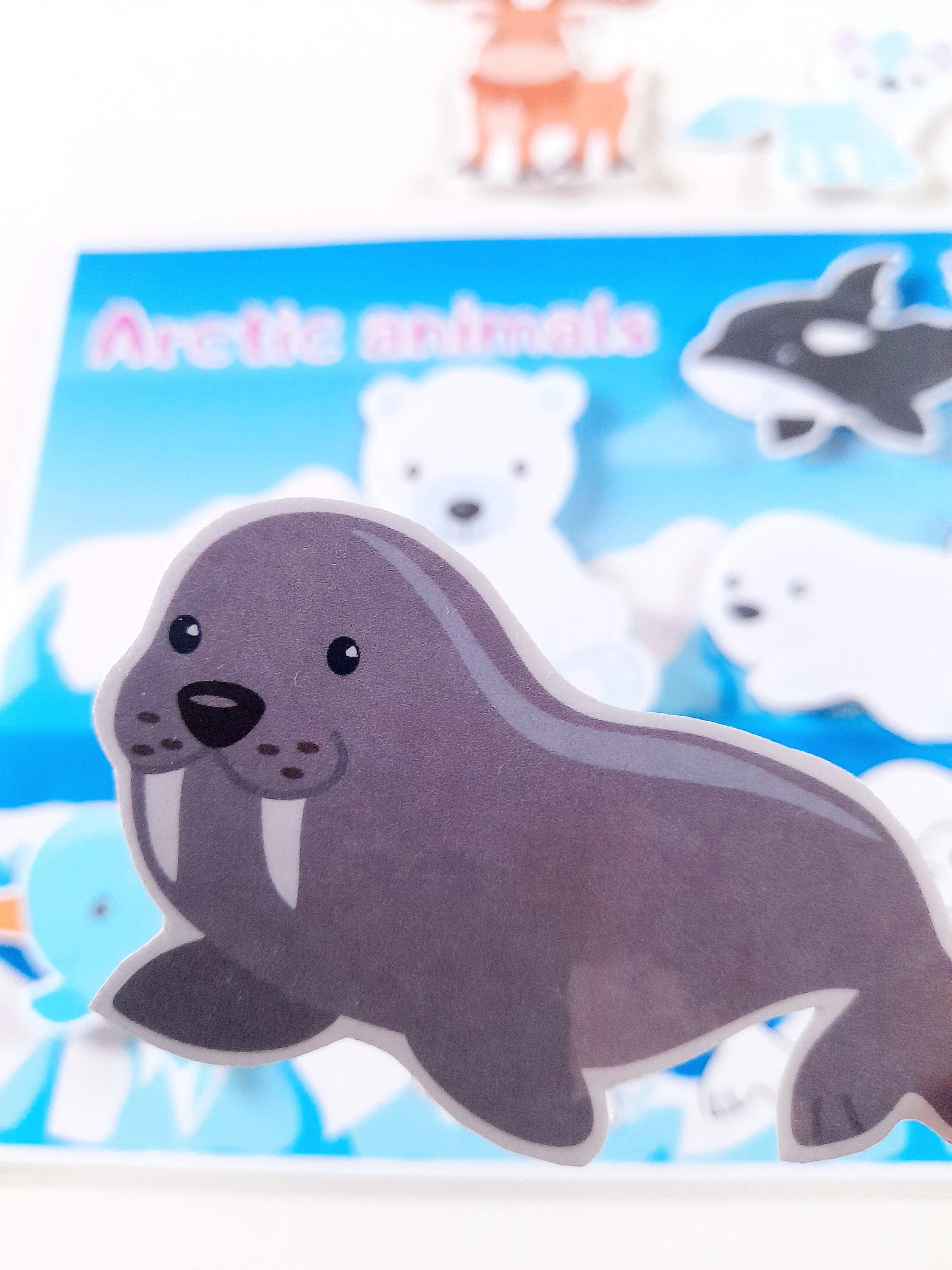 Animal Matching Game, Arctic Animal Matching , Memory Game, Printable ...