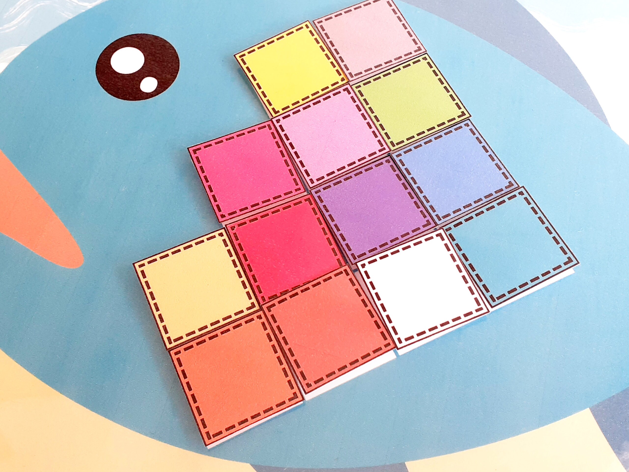 Fish Pattern Activity, Pattern Strips, Color Matching Game, Preschool ...