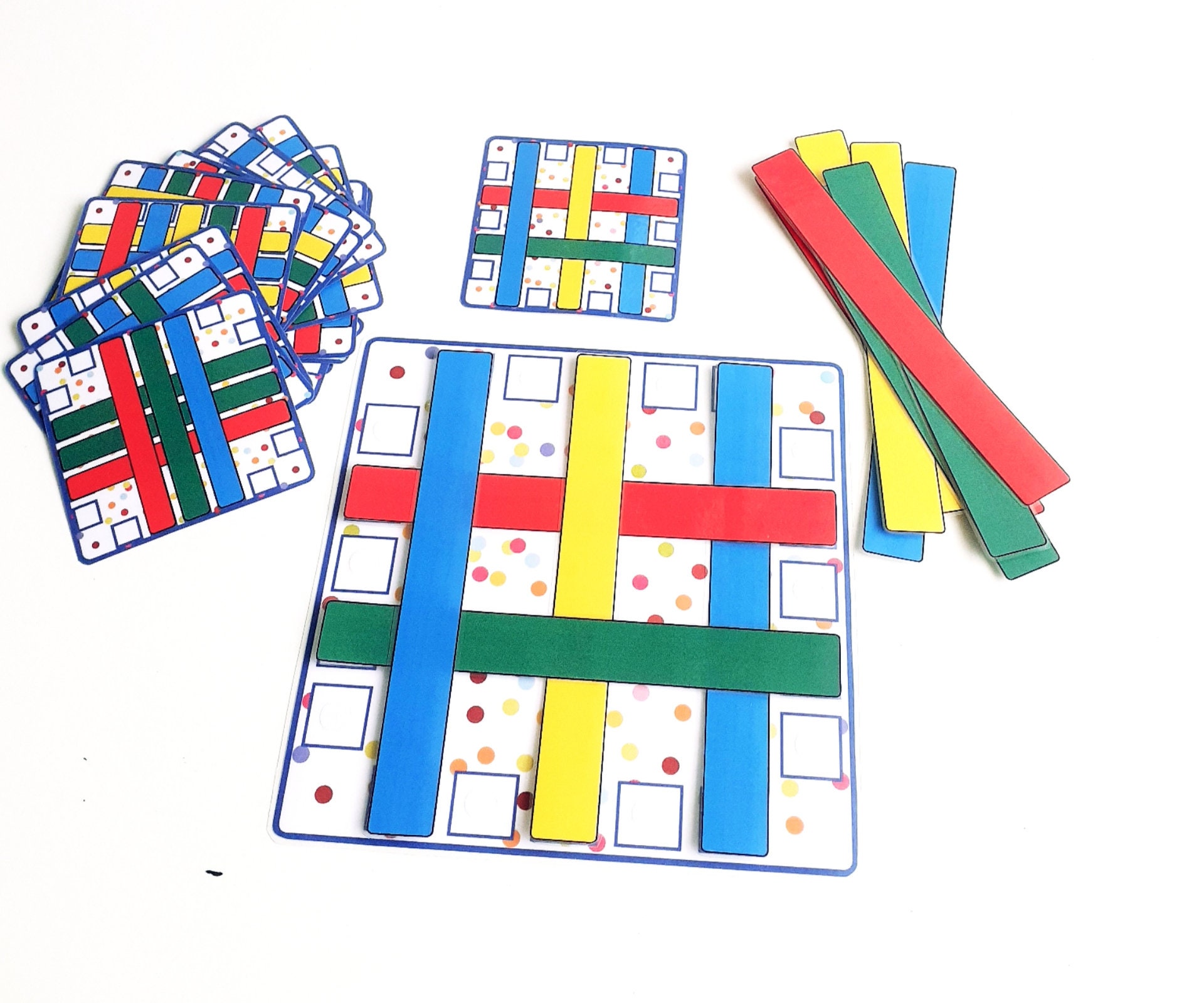 Stick Pattern Activity, Printable Shape Matching Game for Toddlers - Etsy