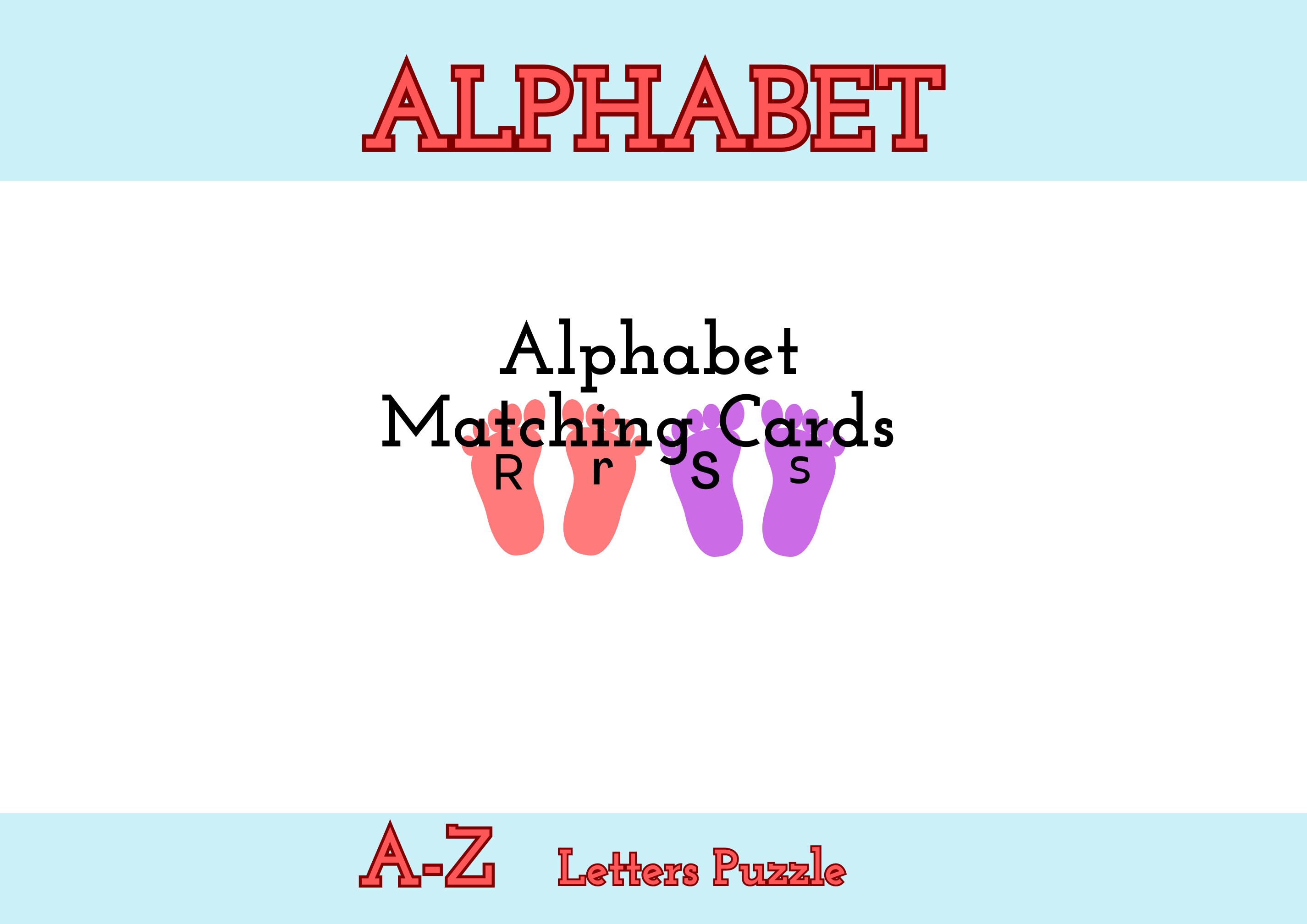Alphabet Matching Cards, Alphabet Matching Game, Beginning Sounds ...