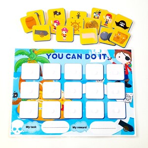 Pirate Reward Chart, Printable Behaviour Chart, Responsibility Chart ...