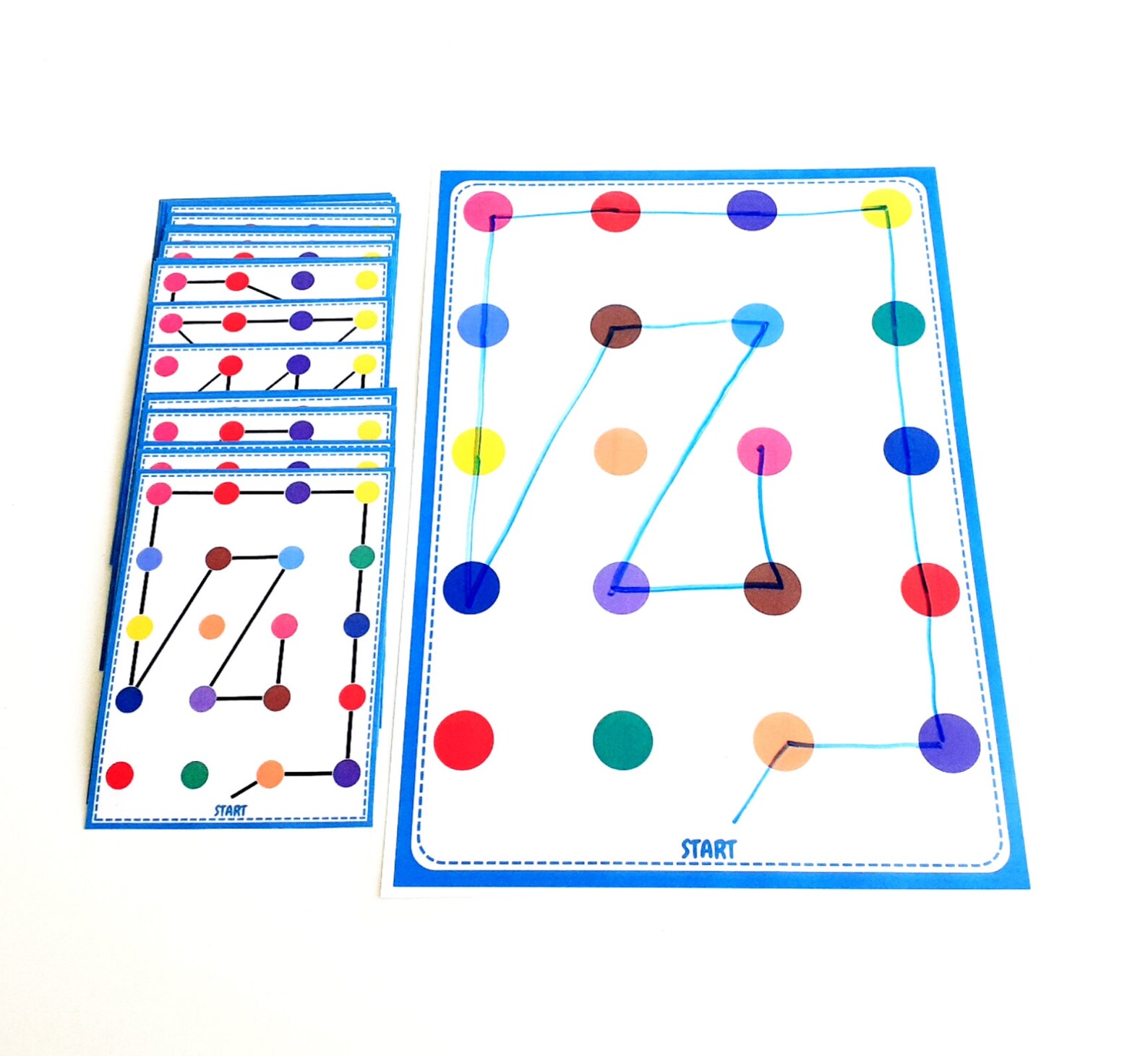 Copy the Pattern, Printable Pattern Activity for Toddlers - Etsy