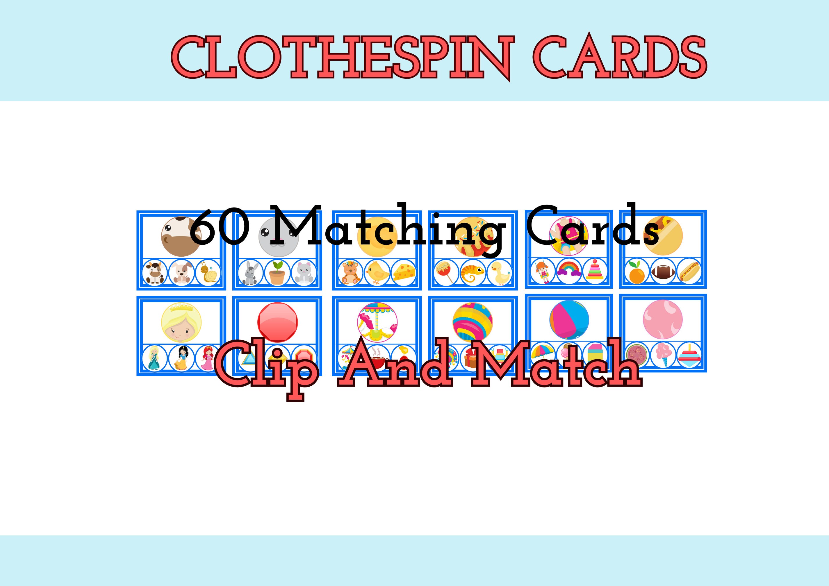 Pattern Matching Cards, Fine Motor Skills, Pattern Activity - Etsy