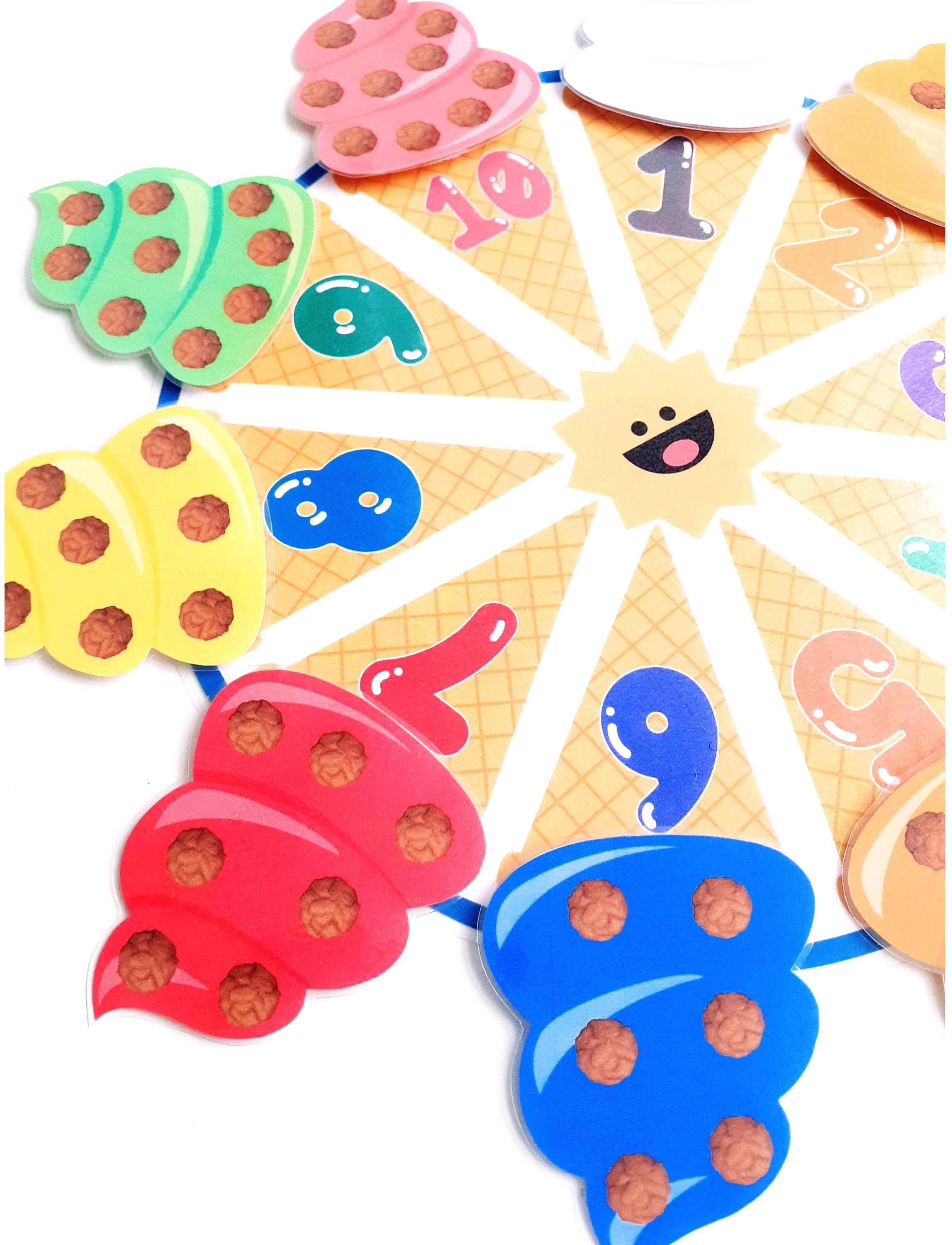 Ice Cream Counting Activity Learn Numbers 1 to 10 - Etsy